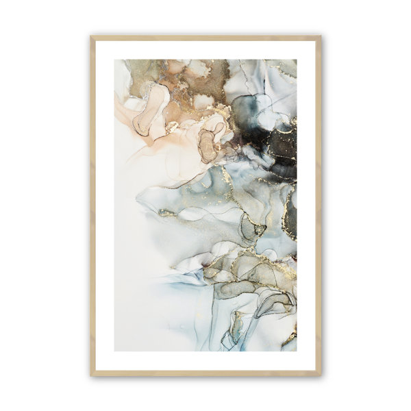 Orren Ellis Demariea " Radiance & Contrast II " Painting Print | Wayfair